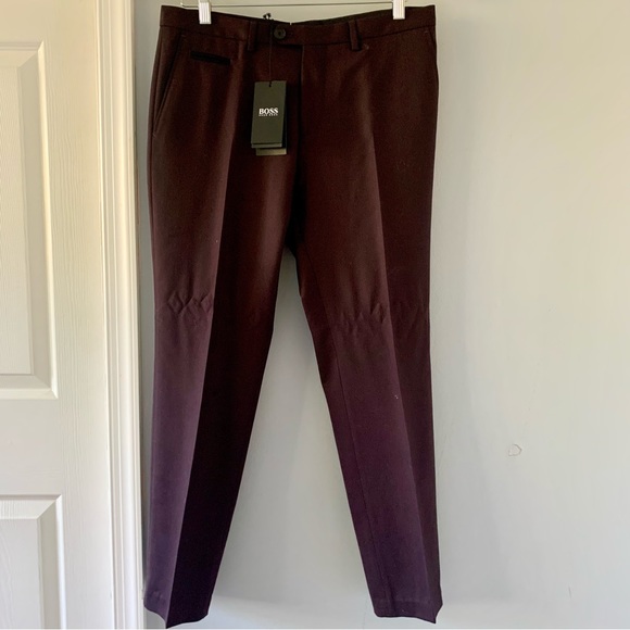 Hugo Boss | Pants | Boss Dark Purple Dress Pants | Poshmark